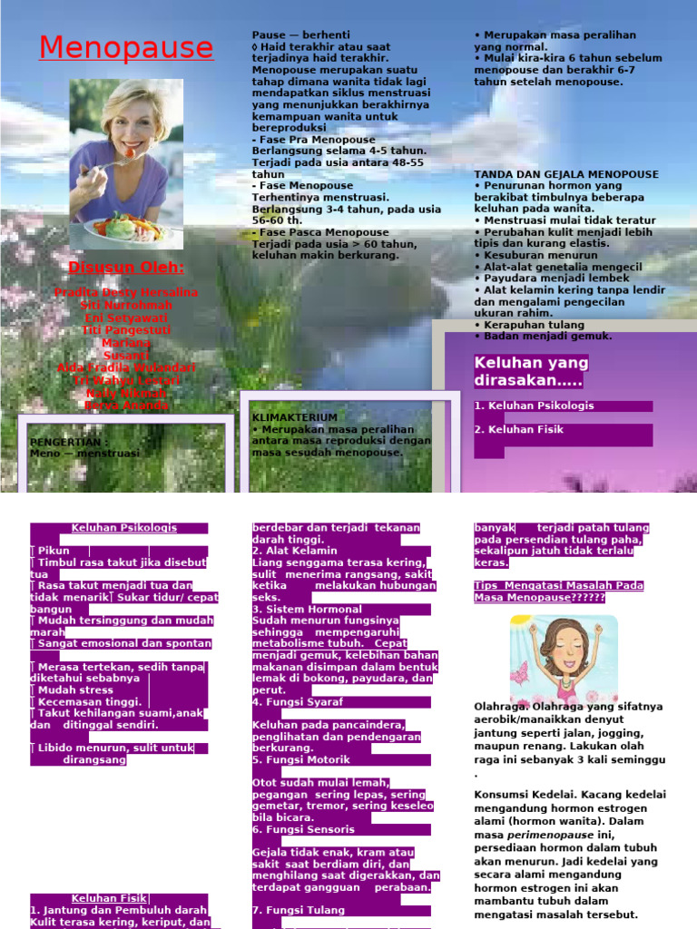 Menopause Leaflet | PDF