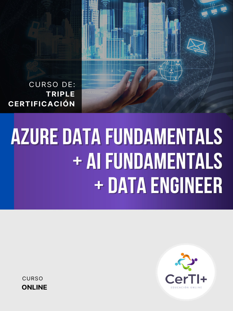 Brochure Azure de Triple Certificacion Data Fundamentals AI ...
