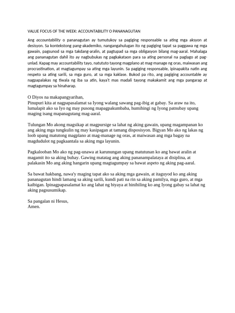 Accountability | PDF