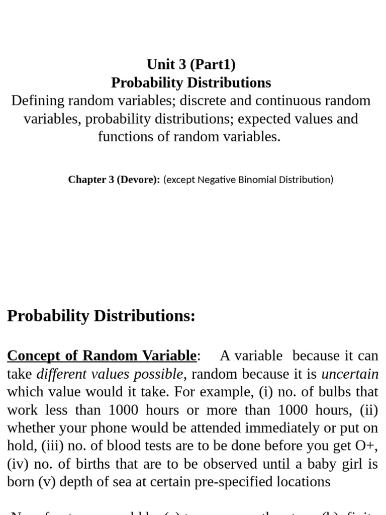 Understanding Probability Distributions | PDF | Probability ...
