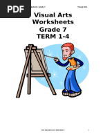 Grade 7 Visual Arts Practical Tasks | PDF | Drawing | Paintings