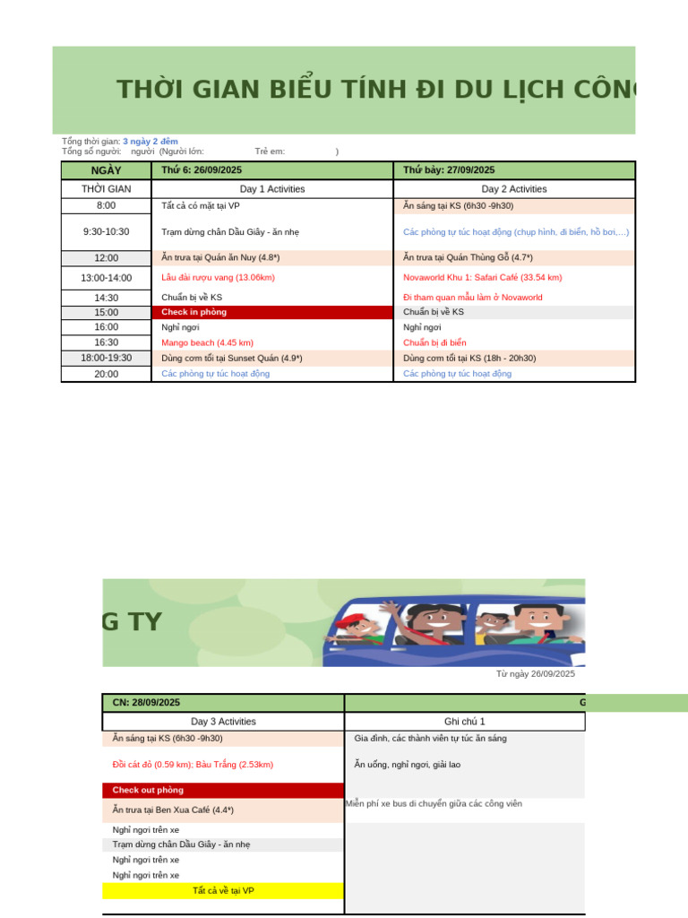Tkb Du Lịch Phan Thiết 26-28.09.2025 | PDF