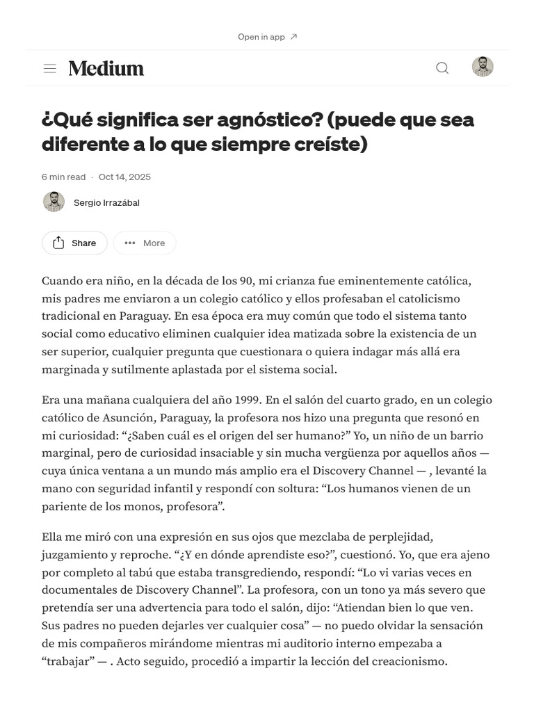 ¿Qué Significa Ser Agnóstico - (Puede Que Sea Diferente A Lo Que ...