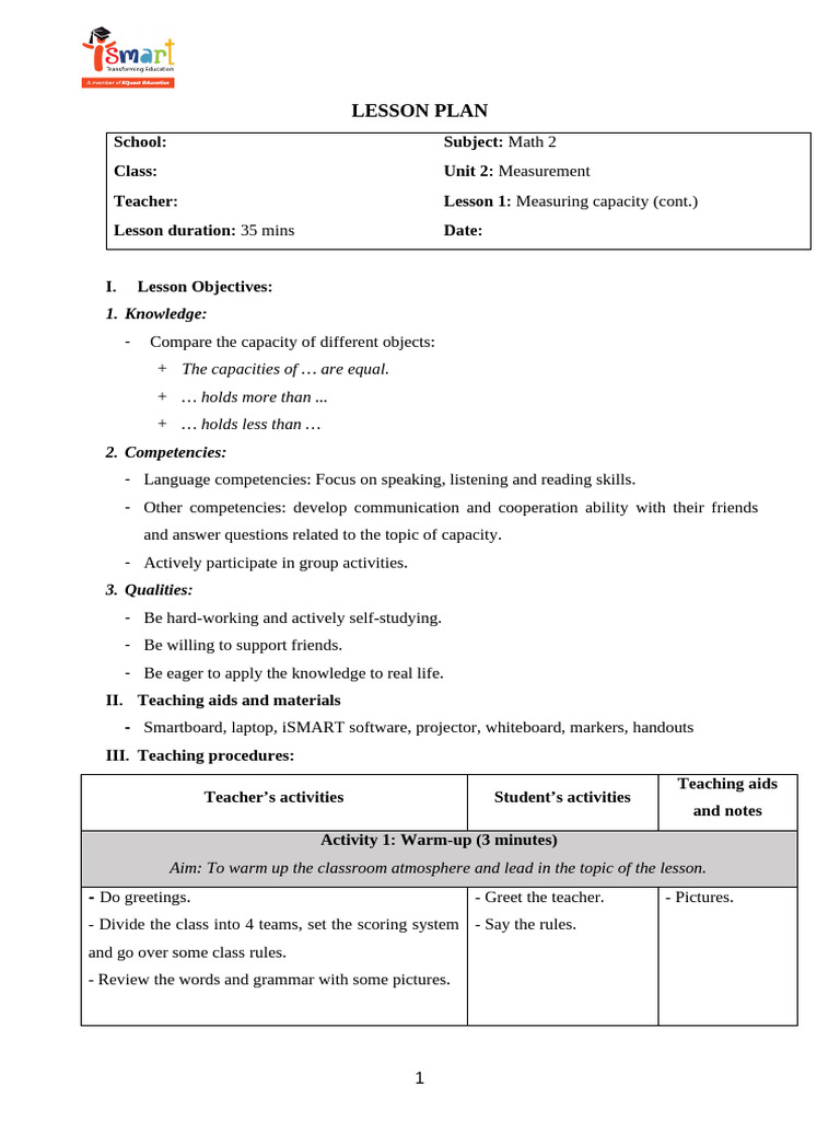 W6 M2U2L2 Lesson Plan (Cont) | PDF | Reading Comprehension | Learning