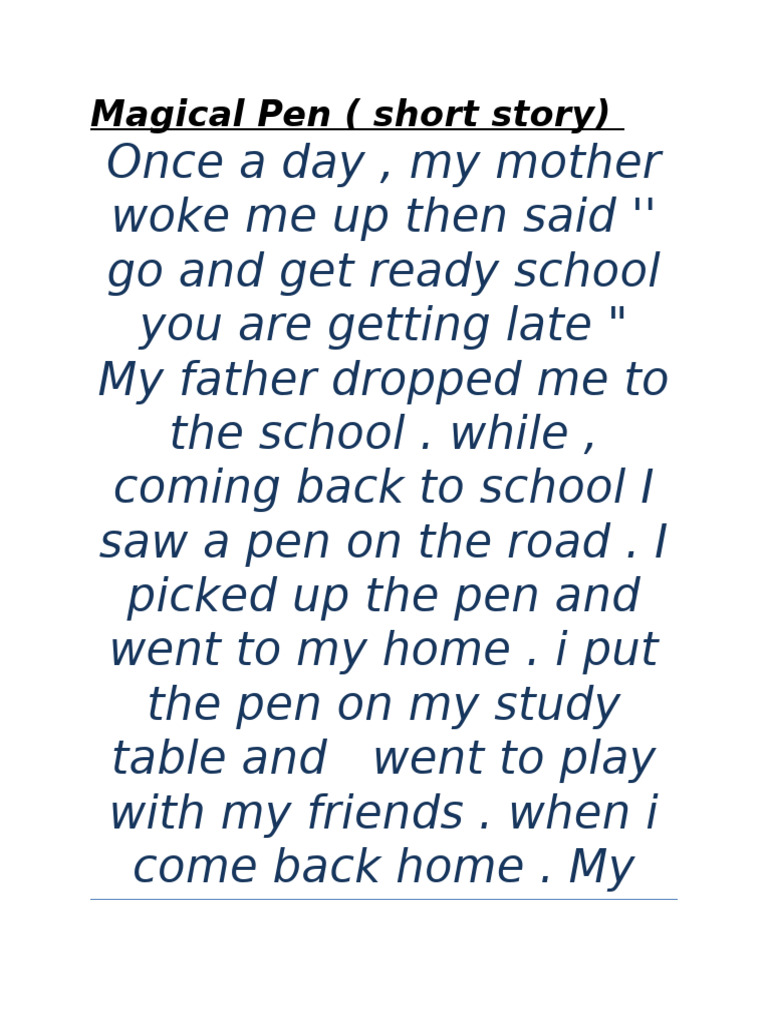 Magical Pen | PDF
