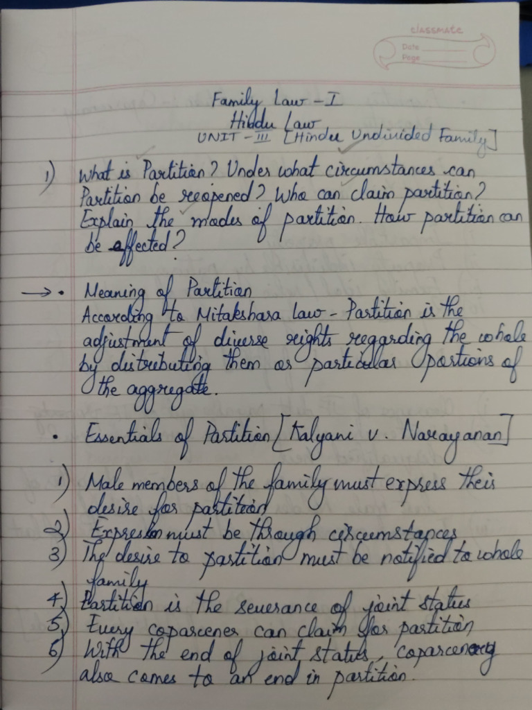 Family Law - 1 (Unit 3) | PDF