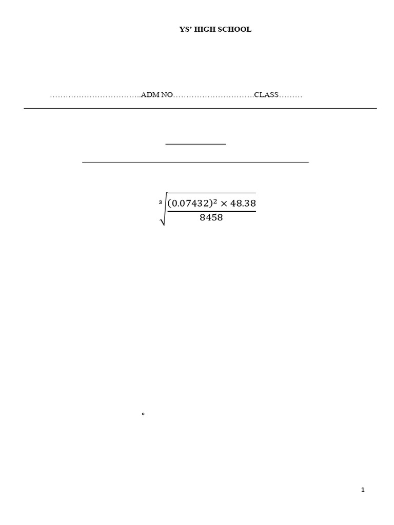 Form Two Mathematics Holiday Assignment | PDF | Circle | Triangle