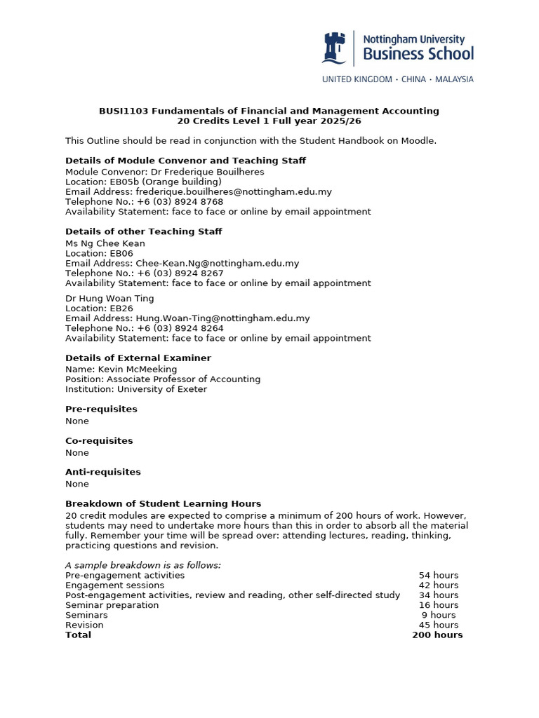 Financial & Management Accounting Course | PDF | Accounting