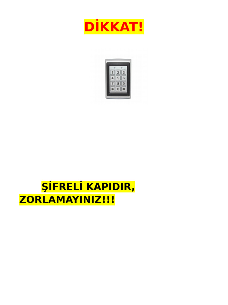 DİKKAT | PDF