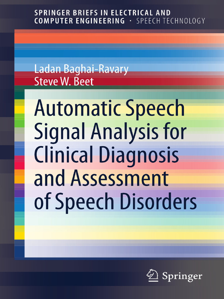 Automatic Speech Analysis for Diagnosis | PDF | Medical Diagnosis | Speech