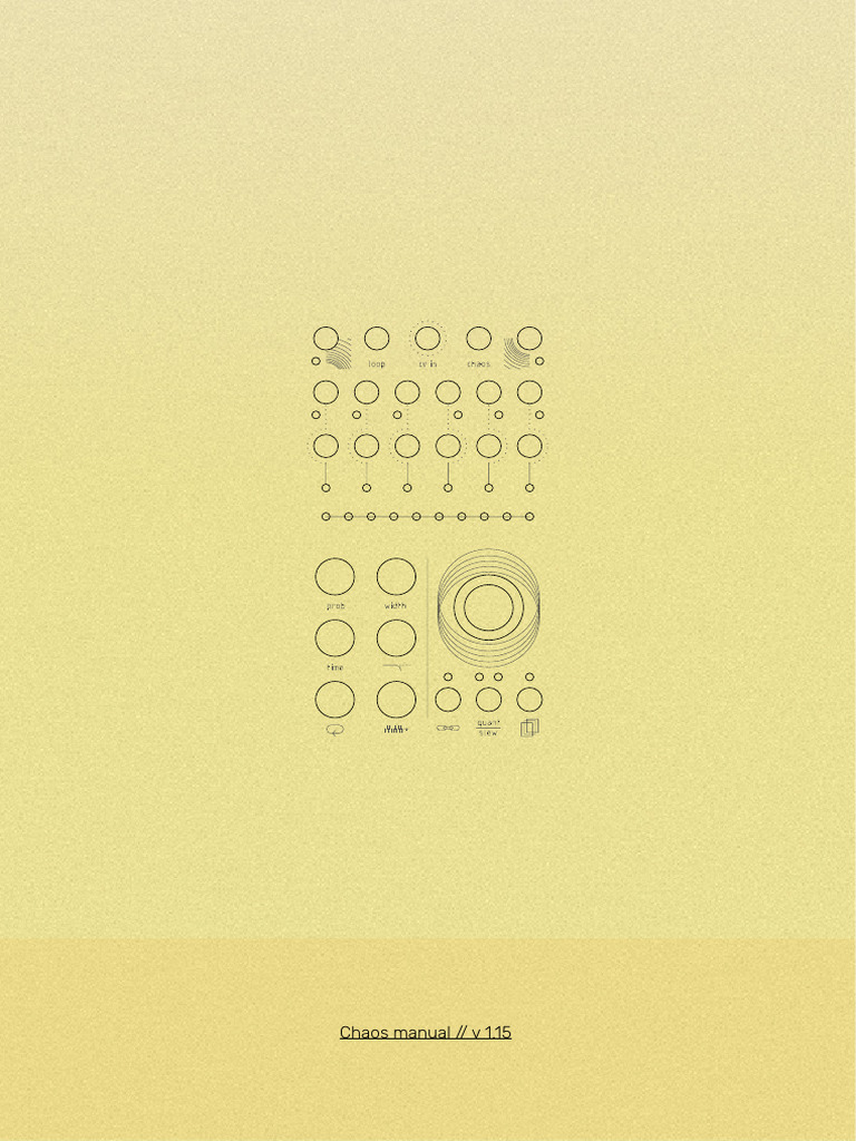 Chaos Software Manual v1.15 | PDF | Mode (Music) | Kernel (Operating ...