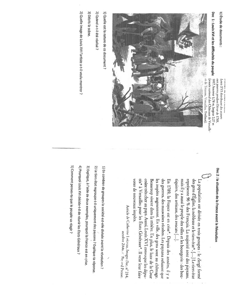 Doc. 1 À 4 Louis XVI | PDF