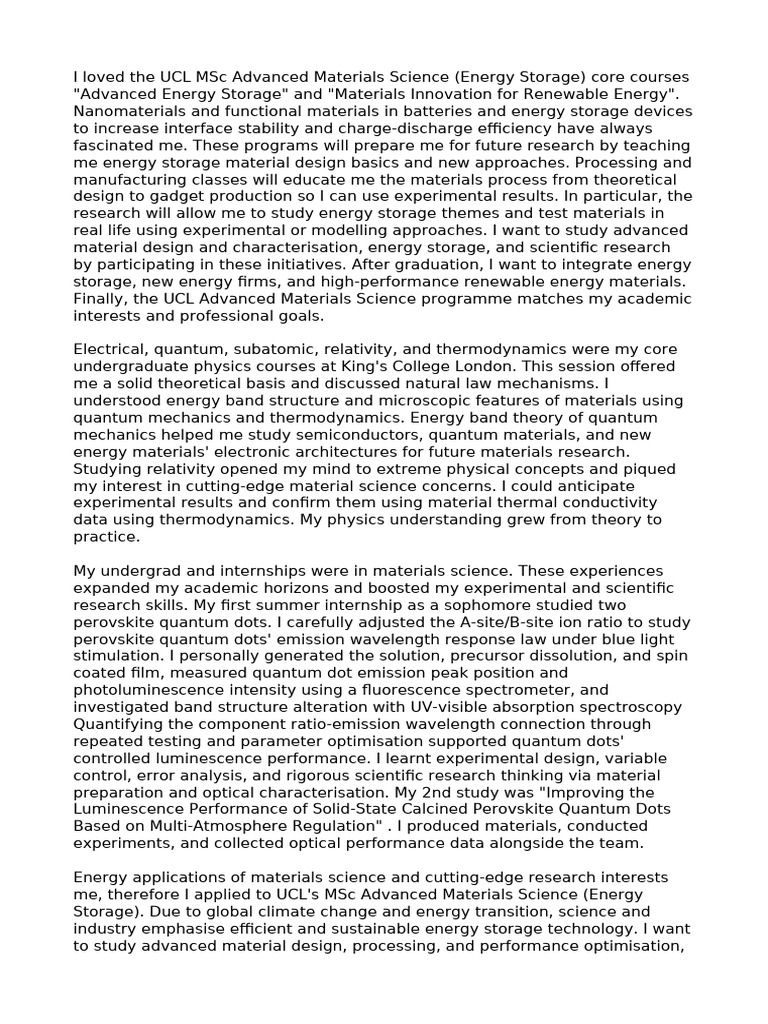 V1.0 - Ruoyu WANG - UCL:MSc Advanced Materials Science (Energy Storage ...