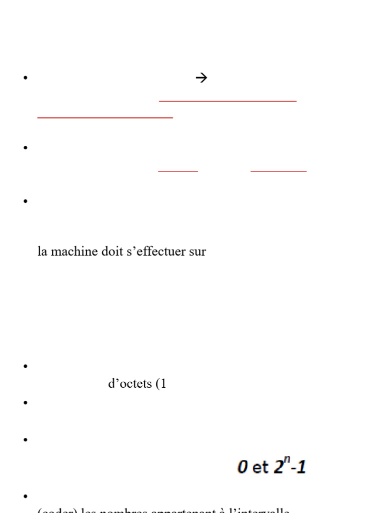 Codage des Nombres en Informatique | PDF | Décimal codé binaire | Image ...