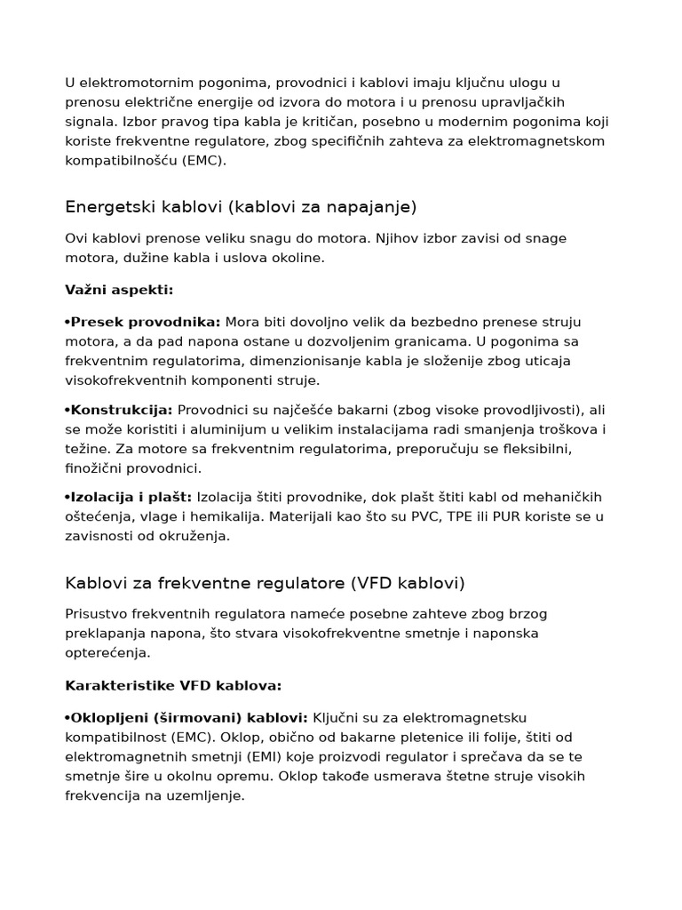 Provodnici I Kabeli | PDF
