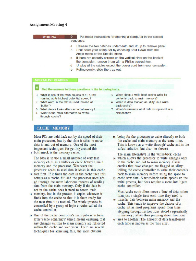 Assignment Meeting 4 | PDF