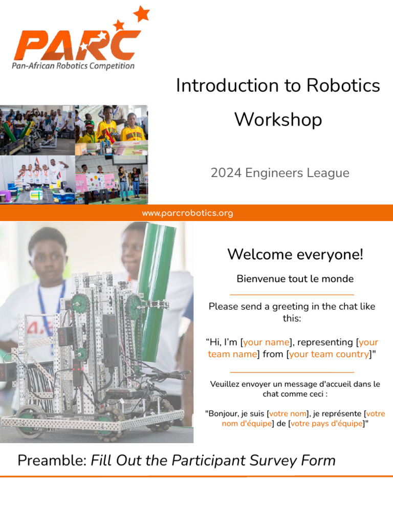 Introduction To Robotics Workshop (20 - 4 - 24) | PDF | Robotics ...