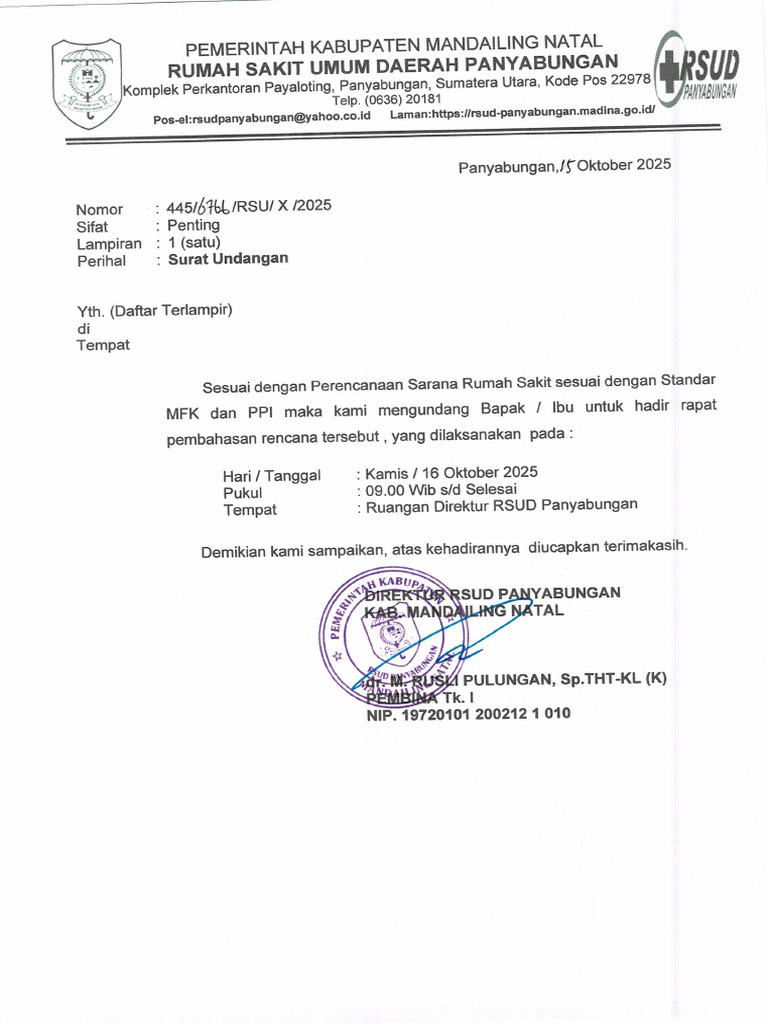 Surat Undangan | PDF