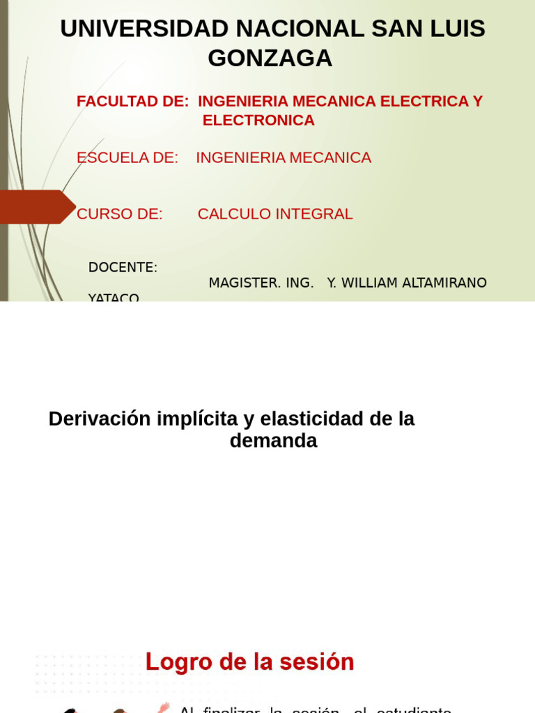 Derivación Implícita y Elasticidad Demanda | PDF