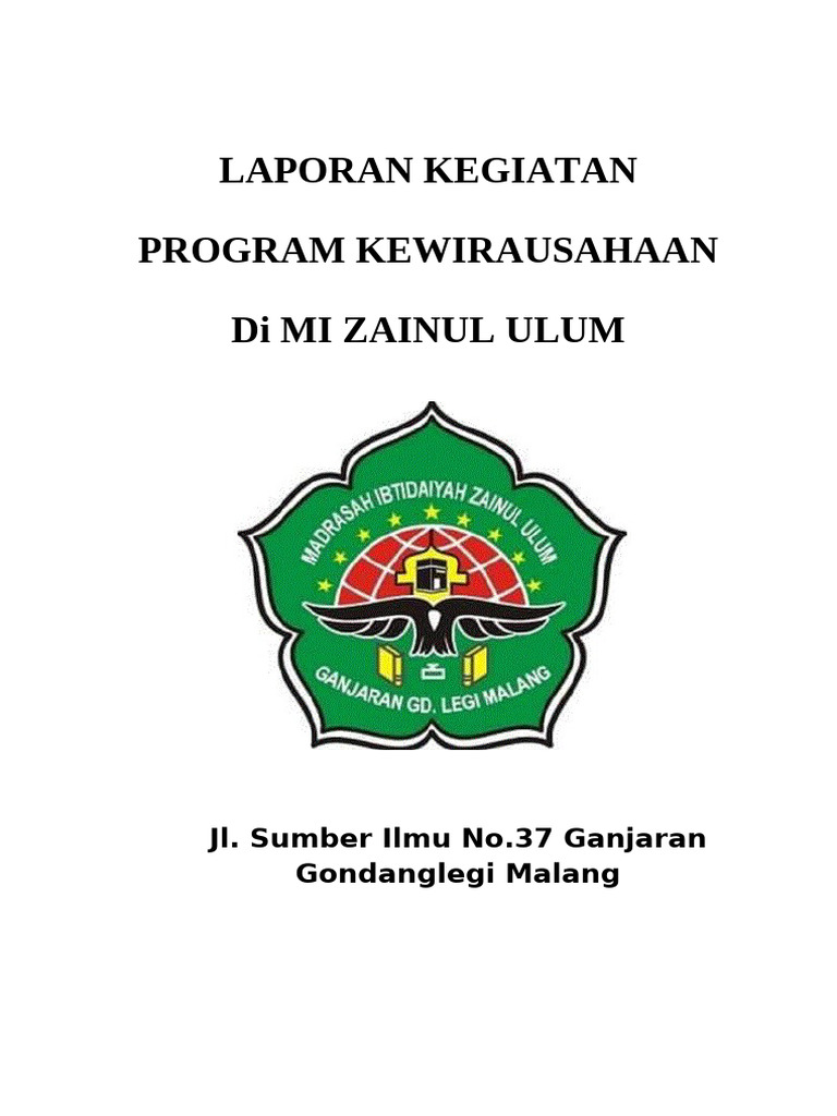 Laporan Kegiatan Program Kewirausahaan | PDF