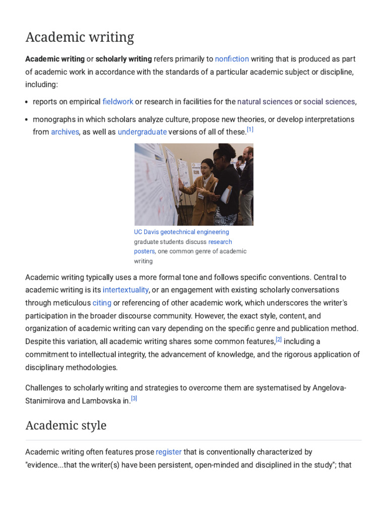 Understanding Academic Writing Styles | PDF | Cognition