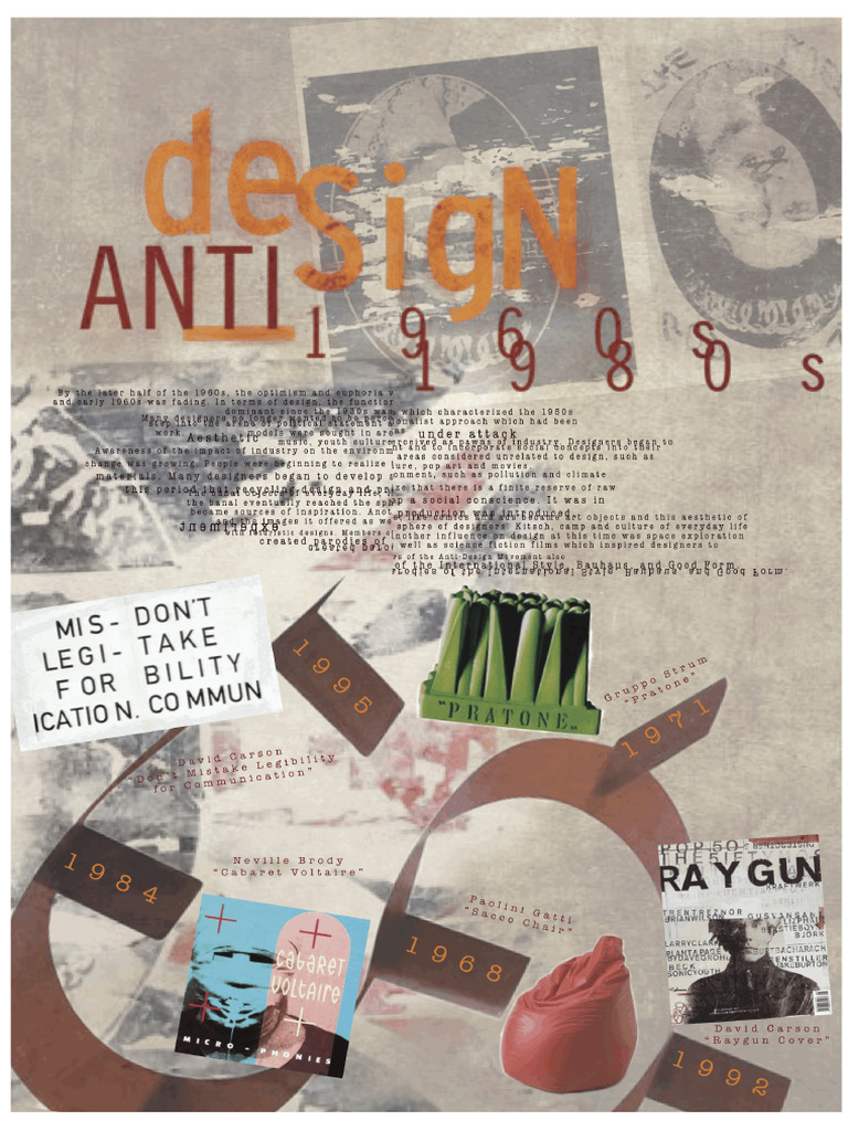 Anti-Design Movement: A Radical Shift | PDF | Chair | Modernism