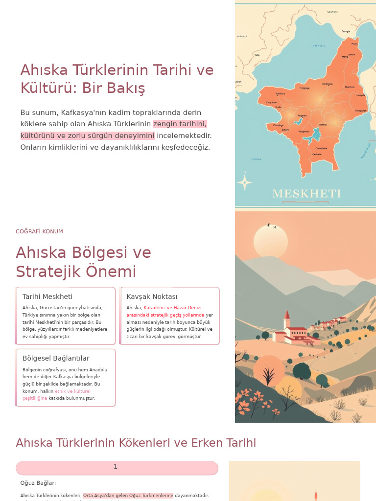 Ahiska Turklerinin Tarihi Ve Kulturu Bir Bakis | PDF