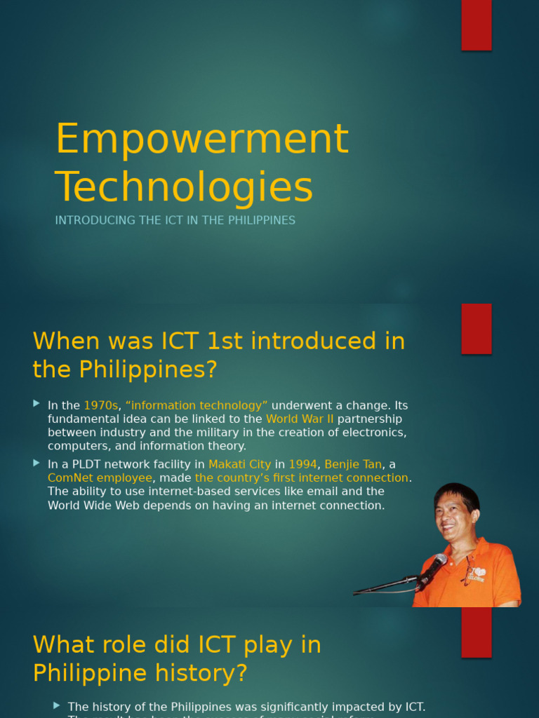 Introducing The ICT in The PHILIPPINES | PDF | Typhoon | Philippines