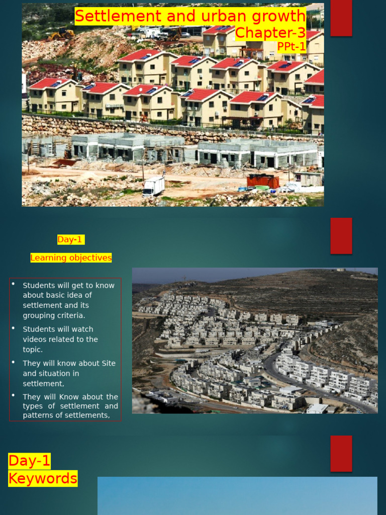 Understanding Settlement Patterns and Growth | PDF | City