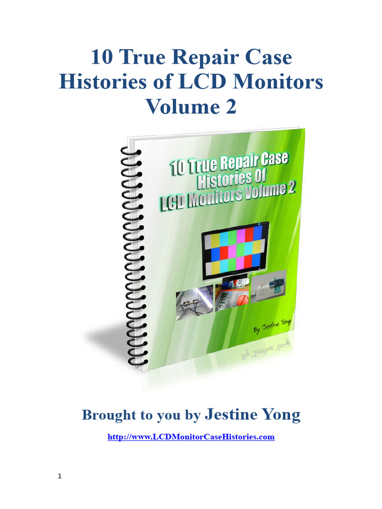 10 True Repair Case Histories of LCD Monitors Volume II | PDF ...