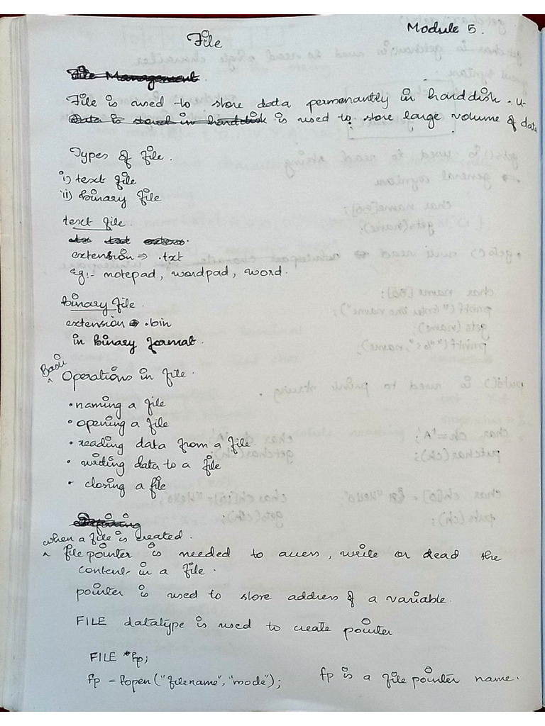 C Lecturenote | PDF