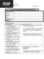 J2 Post Assessment Moderation Tool | PDF | Multiple Choice | Cognitive ...