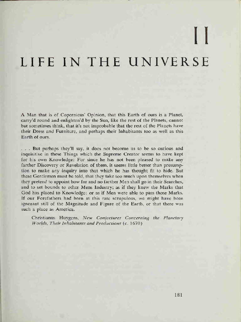 Life in The Universe - Carl Sagan | PDF | Dna | Nucleic Acid Sequence