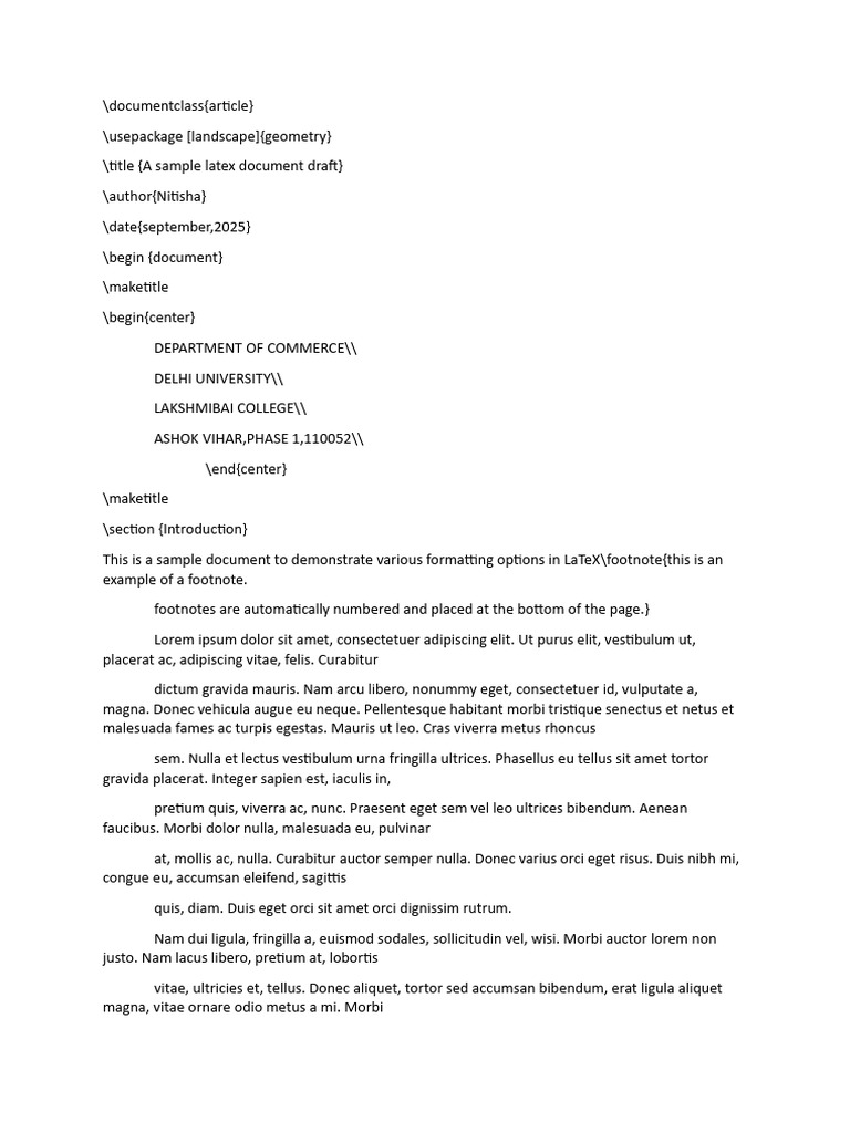 Assignment 1 Latex Typesetting | PDF