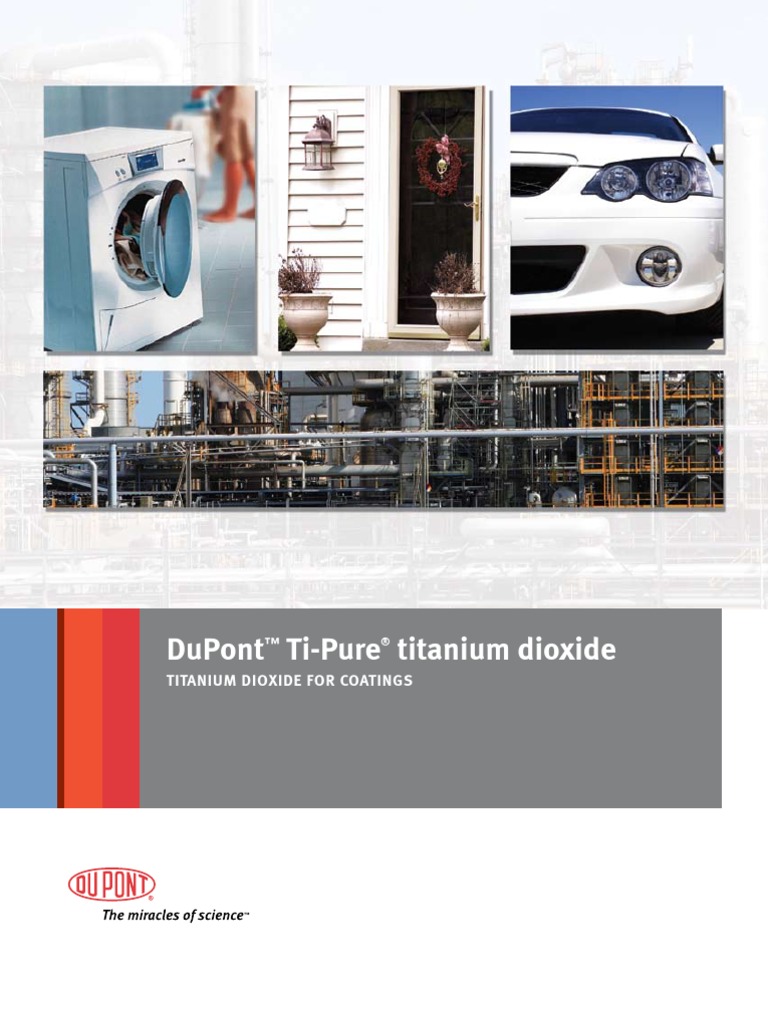 DuPont TiO2 Coatings Brochure | PDF | Titanium Dioxide | Paint