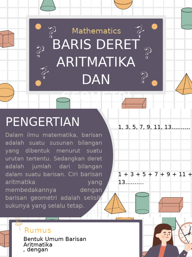 Barisan dan Deret Aritmatika Geometri | PDF