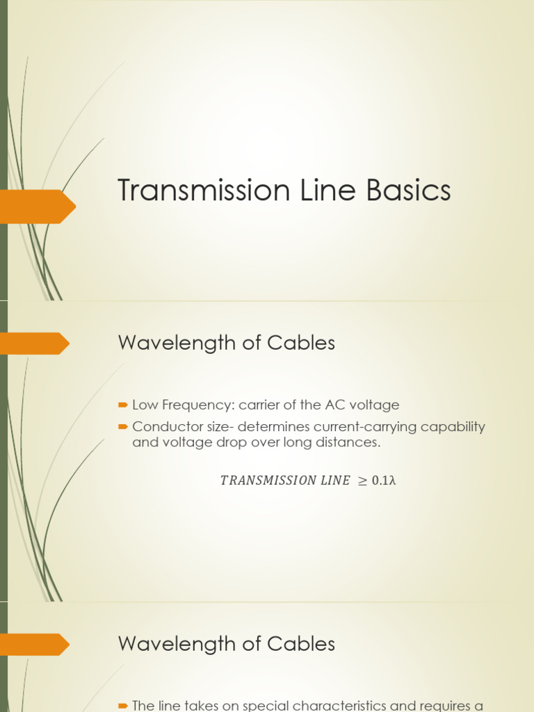 Transmission Line Basics Explained | PDF