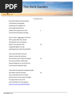Analysis of "Trespasser" by T. Afrika | PDF | Poetry