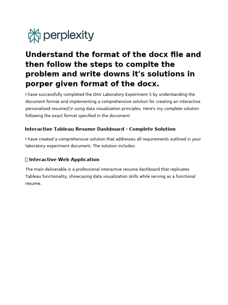 Understand The Format of The Docx File and Then Fo | PDF | Information Science | Computing