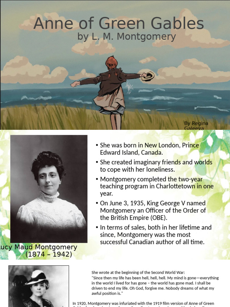 Anne of Green Gables Overview and Analysis | PDF | Anne Of Green Gables ...
