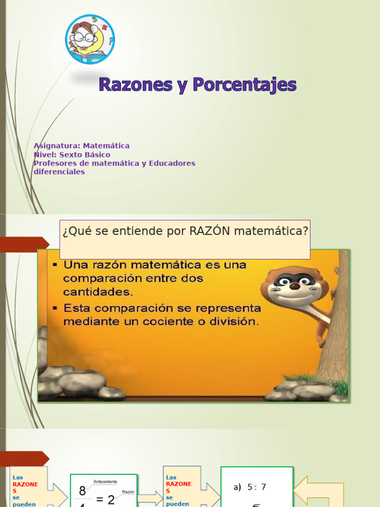 6° Razones y Porcentajes | PDF