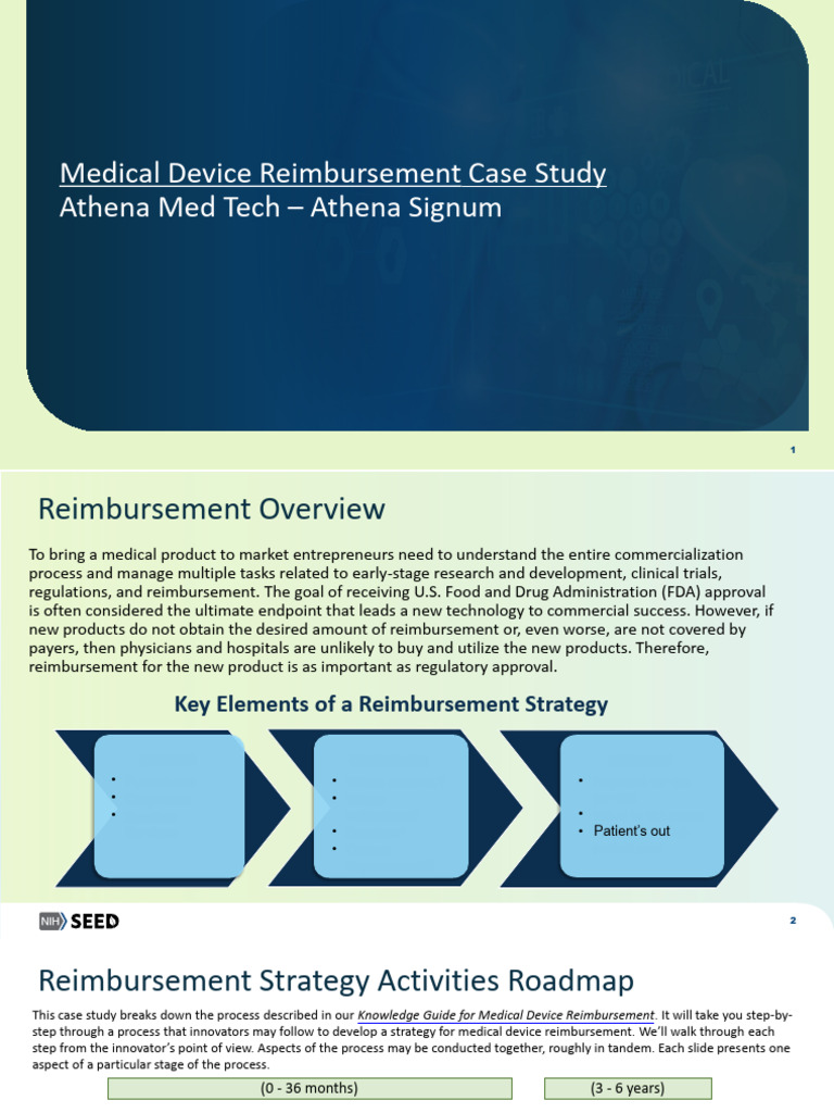 Device Reimbursement Case Study 2 | PDF | Medicare (United States ...