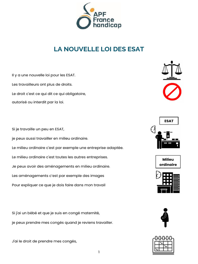 FALC Plan de Transfo Des ESAT APF FH Fev 2023 | PDF