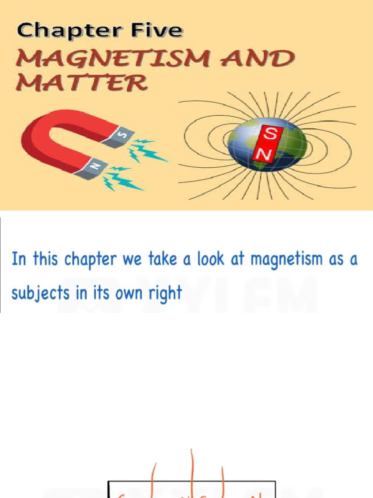 Chapter 5 - Magnetism and Matter | PDF