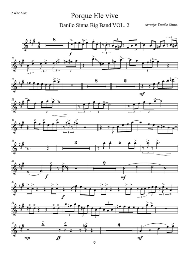 Arrangement de "Porque Ele vive" | PDF