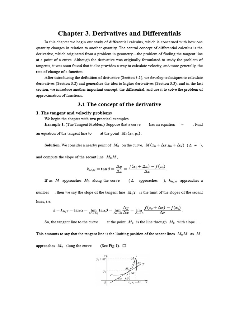 Understanding Derivatives in Calculus | PDF | Differential Calculus ...