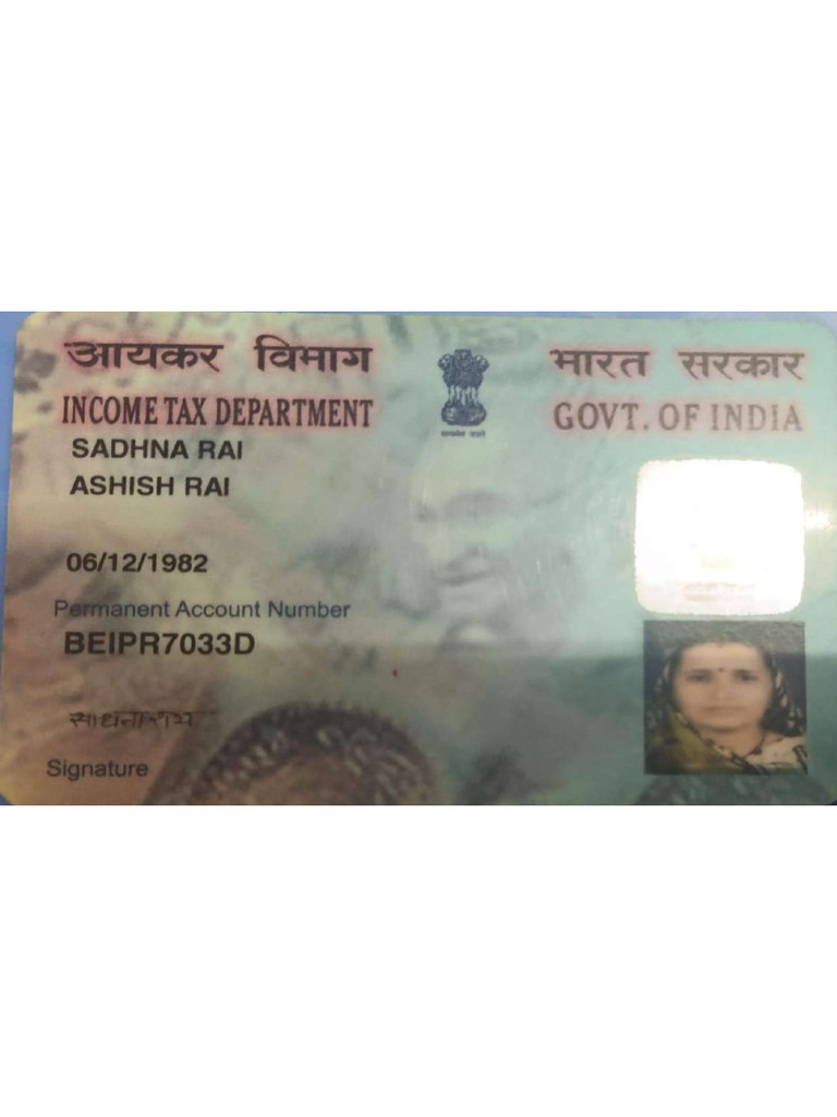 Sadhna Pan Card | PDF