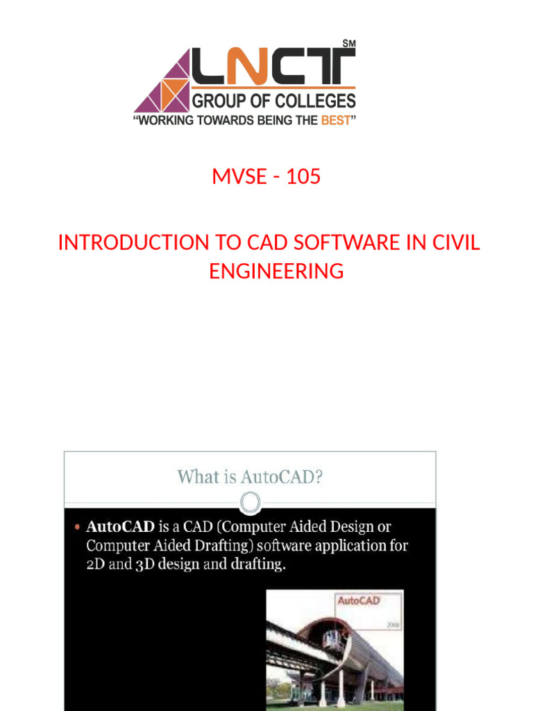 Introduction To Cad Software in Civil Engineering | PDF