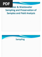 Water Sampling Procedure Guide | PDF | Water Quality | Water