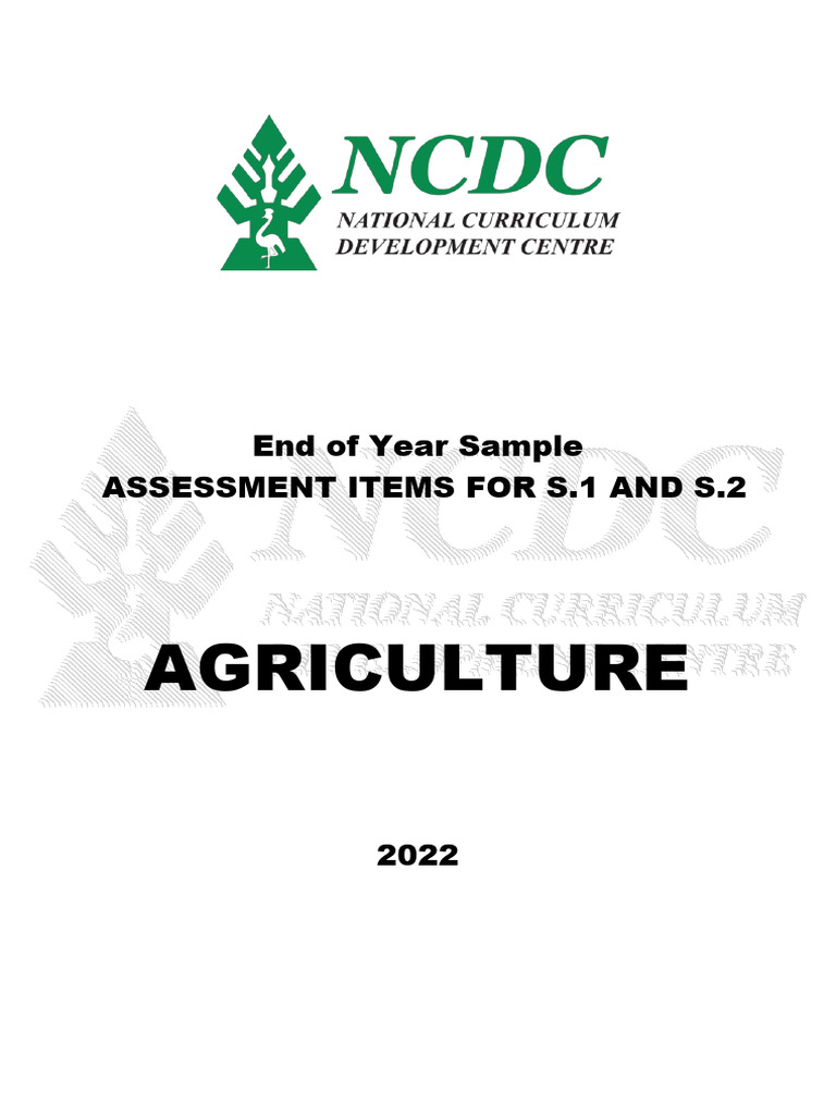 End-of-Year Agriculture Assessment Guide | PDF | Maize | Cereals
